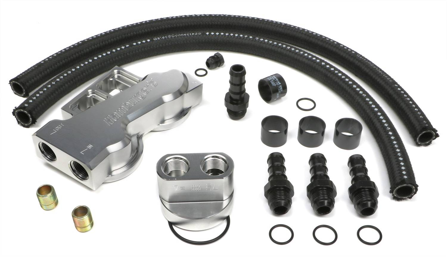 Dual Oil Filter Relocation Kit Trans-Dapt Performance Products 3387 ...