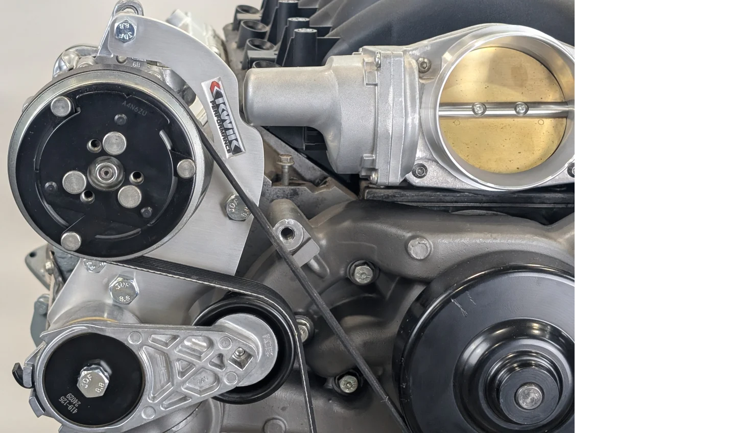 Kwik Performance K10700 Truck 2010-15 Camaro LSx High Mount Mini-AC Bracket Kit